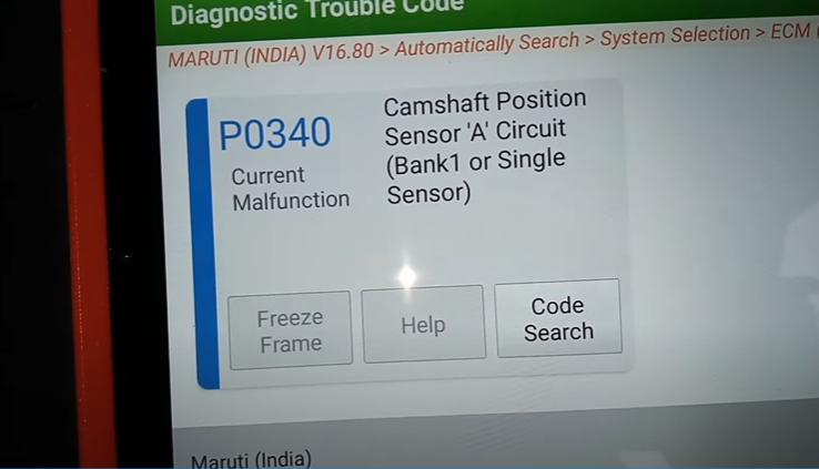 P0340: Camshaft Position Sensor Circuit Malfunction – WeeklyTools