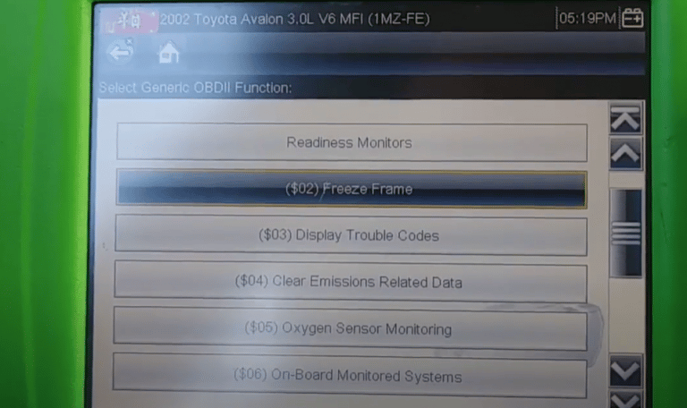 How to clear freeze frame data – WeeklyTools